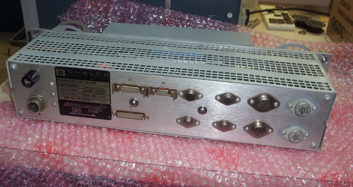 Vintage Chalco Photoelectric Paper Tape Reader 